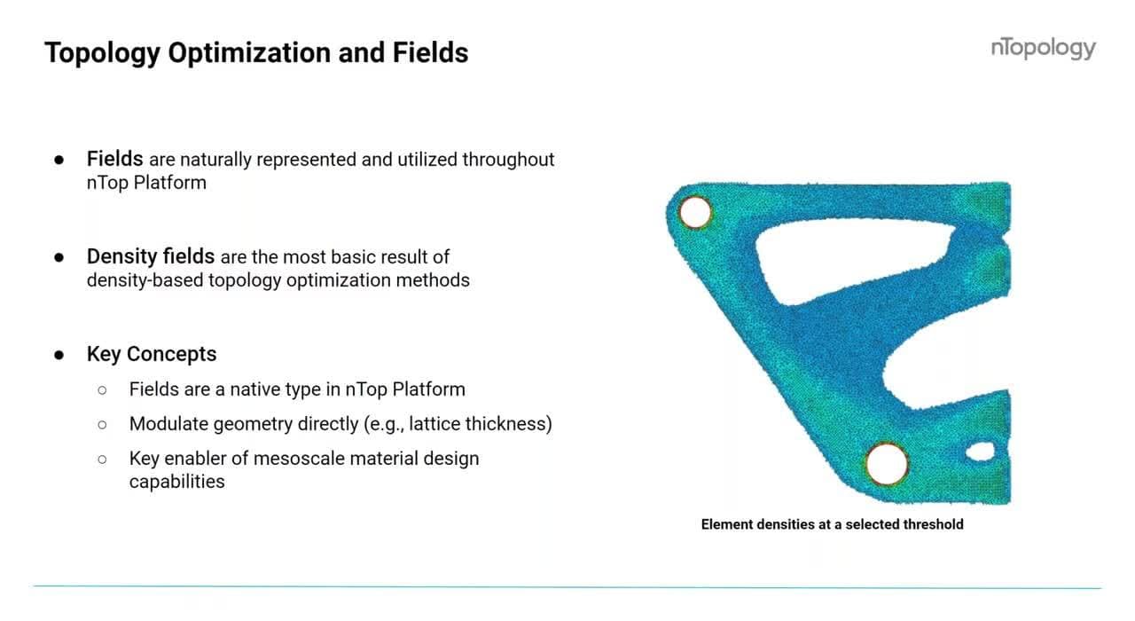 Topology optimization using data fields and implicit modeling | nTop